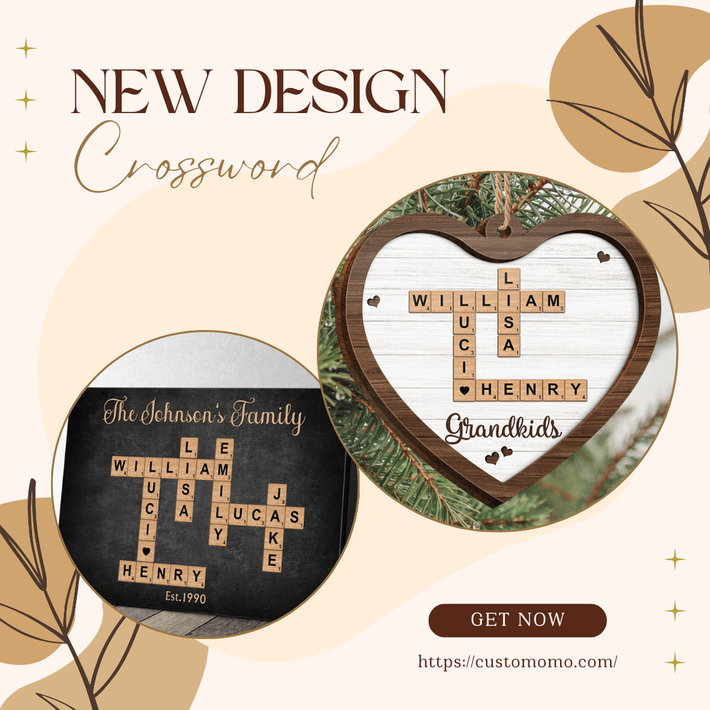 Name Crossword: Bringing Life’s Moments Together 🧩 – CUSTOMOMO