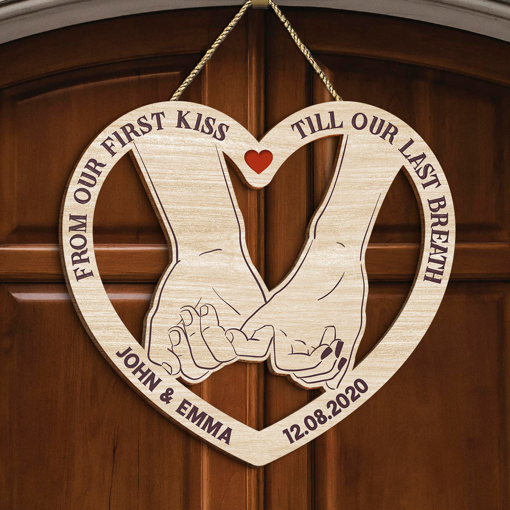From Our First Kiss Till Our Last Breath Pinky Promise - Personalized ...