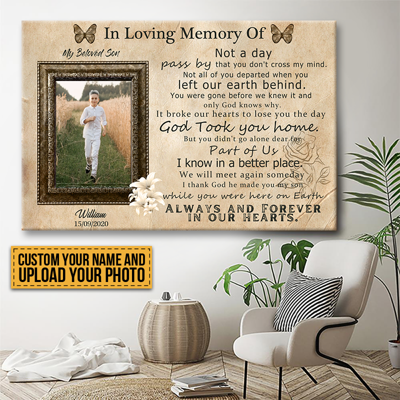 In Loving Memory Of My Loved Son Always And Forever In Our Hearts - Me ...