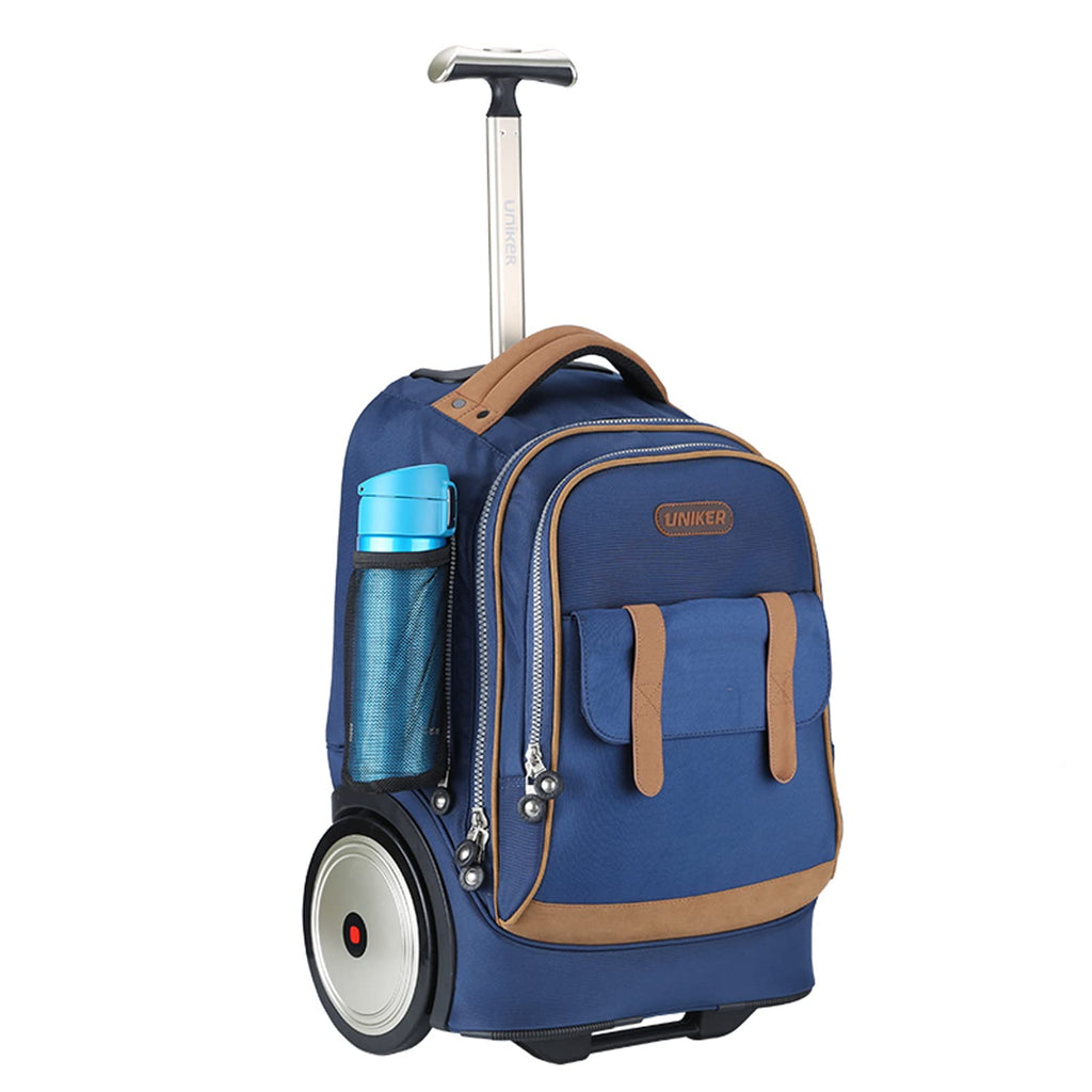 Rolling Laptop Bag for 14 Inch Laptop,Roller Bookbag,Schoolbag with Wh ...